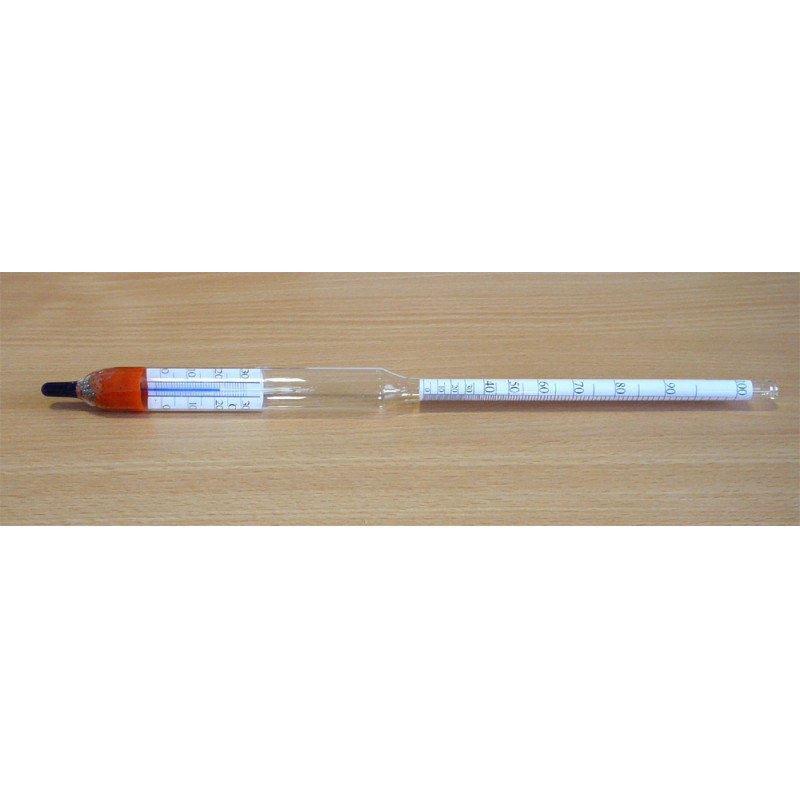 Alcoholometer and Thermometer with Cylinder | Fine craftsmanship for ...